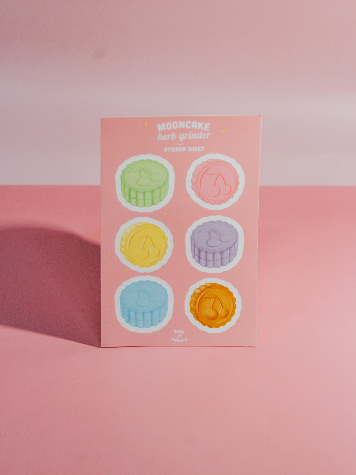 Mooncake Grinder Sticker Sheet – Fake Cakery