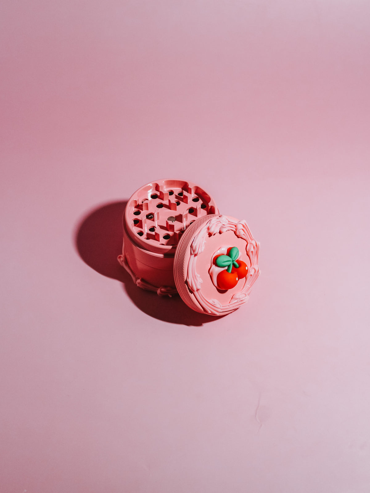 Pink Cherry Cake Grinder (4 layer) | Fake Cakery