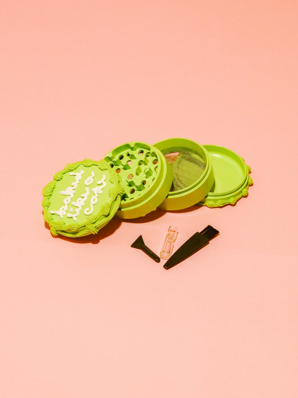Green “baked like a cake” Grinder (4 layer) – Fake Cakery