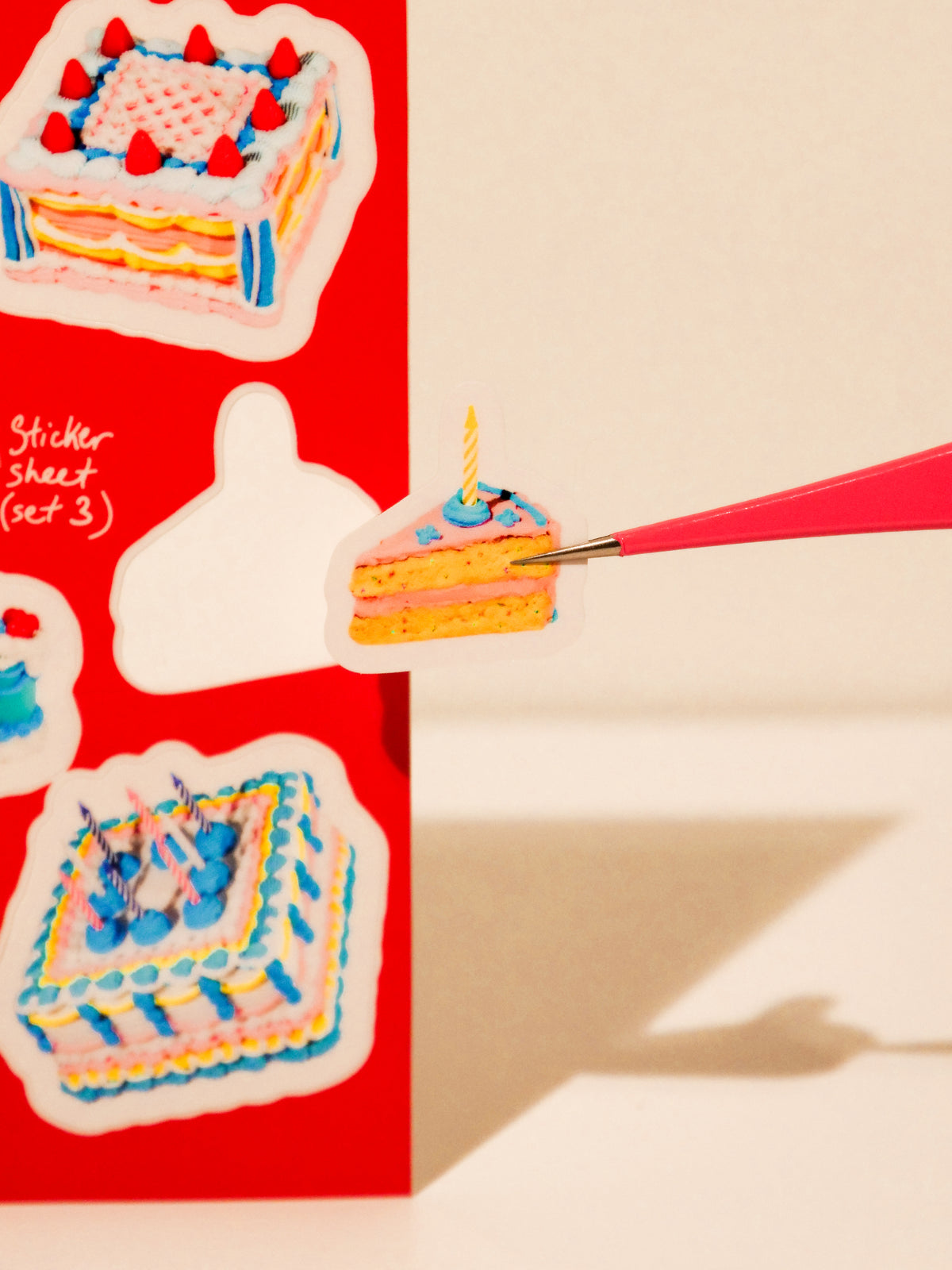 Nothing Is Edible Sticker Sheet (Set 3) – Fake Cakery